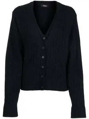 Goen.j Double-layered V-neck Cardigan