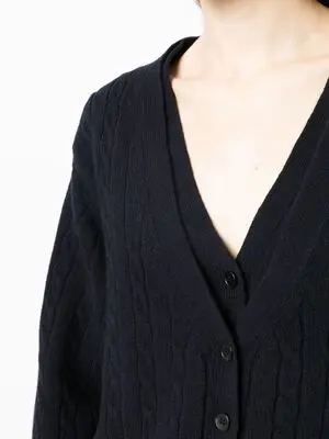 Goen.j Double-layered V-neck Cardigan