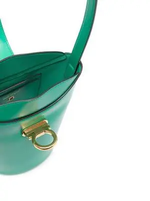 FERRAGAMO Trifolio Bucket Bag - Green