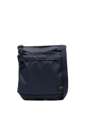 PORTER-YOSHIDA & CO Logo Patch Shoulder Bag - Blue