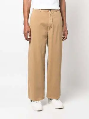 Incotex High-waist Wide-leg Trousers