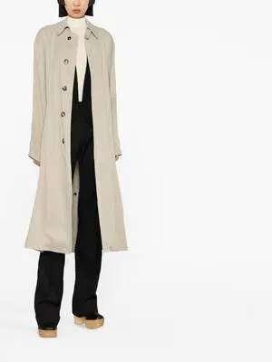MAISON MARGIELA Peached Single-breasted Mid-length Coat