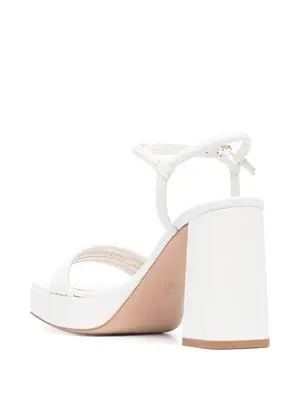 GIANVITO ROSSI Lena 70mm Platform Sandals - White