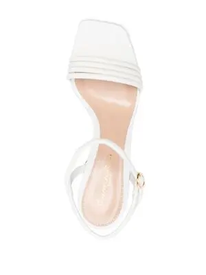 GIANVITO ROSSI Lena 70mm Platform Sandals - White