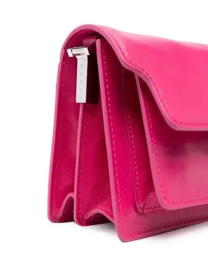 Marni Trunk Leather Shoulder Bag