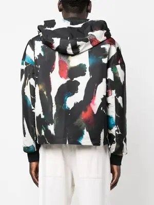 Alexander McQueen Graffiti-print Windbreaker - Black
