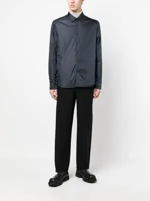 Aspesi Long-slevees Padded Overshirt - Blue