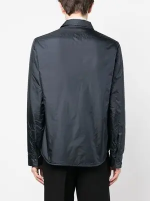Aspesi Long-slevees Padded Overshirt - Blue