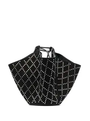 Khaite Mini Lotus Crystal-embellished Tote Bag