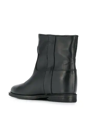 VIA ROMA 15 Studded Leather Ankle Boots
