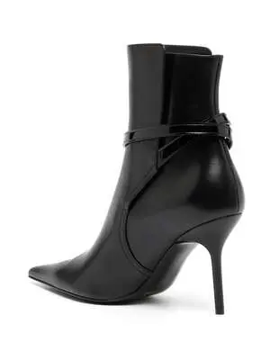Off-White Zip Tie Stiletto Ankle Boots