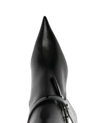 Off-White Zip Tie Stiletto Ankle Boots