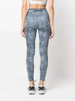Adidas By Stella McCartney Truepace Abstract-print Running Leggings
