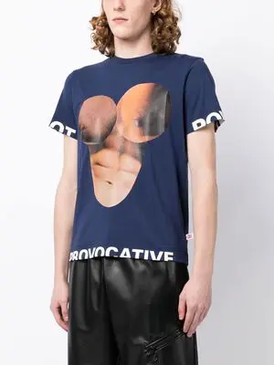 WALTER VAN BEIRENDONCK Body Print Cotton T-shirt