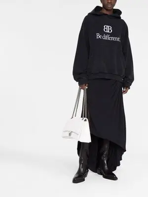 Balenciaga Crush Quilted Shoulder Bag