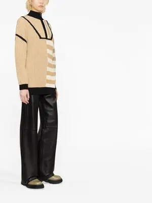 Staud Hampton Sahara Striped Jumper