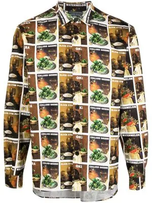 DENIM TEARS Sky High Farm Printed Shirt