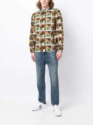 DENIM TEARS Sky High Farm Printed Shirt