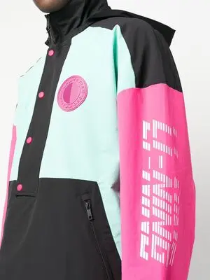 LI-NING Logo Print Hooded Jacket