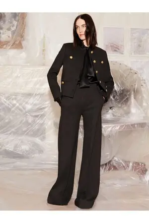 Rosetta Getty Button Crewneck Jacket