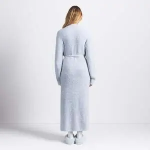 Skims Cozy Knit Robe - Zen Blue | Editorialist