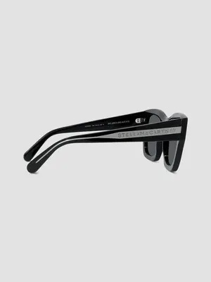 Stella McCartney 54mm Square Sunglasses - Black