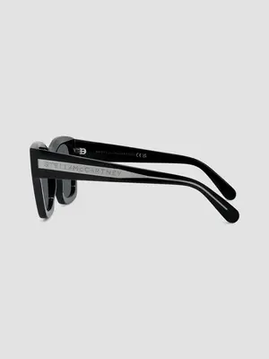 Stella McCartney 54mm Square Sunglasses - Black