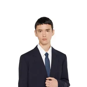 Gucci Gg Silk Jacquard Neck Tie - Blue