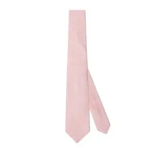 Gucci GG Silk Jacquard Neck Tie Pink
