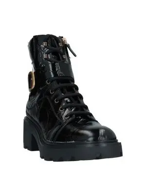 TOD'S Leather Ankle Boots - Black