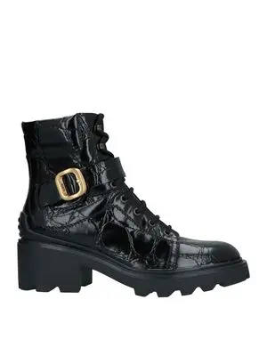 TOD'S Leather Ankle Boots - Black
