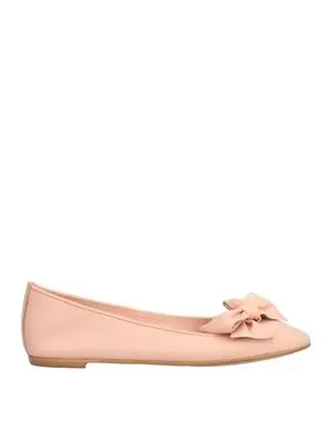 POLLINI Ballet Flats In Leather - Blush