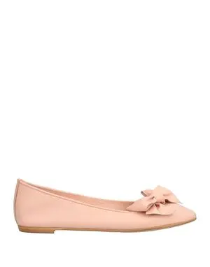 POLLINI Ballet Flats In Leather - Blush
