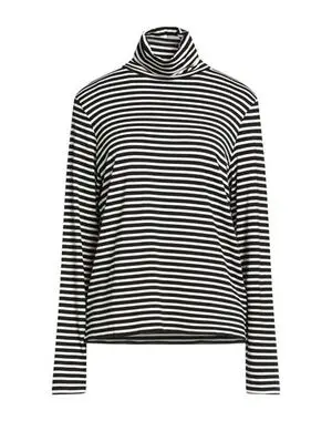 Majestic Filatures Striped Jersey T-shirt - Black