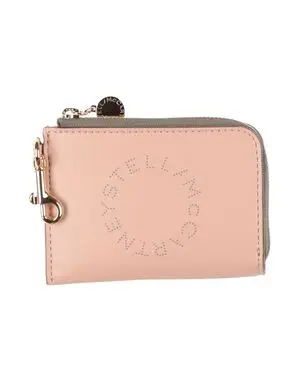 Stella McCartney Cardholder Textile Fibers - Pink