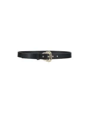 Versace Light Calfskin Belt - Black