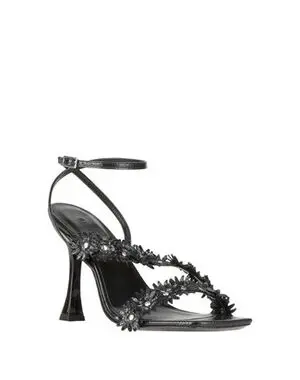 By Far Textured Leather Sandals