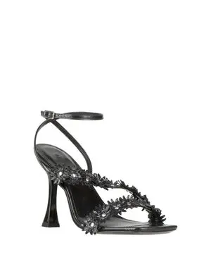 By Far Textured Leather Sandals