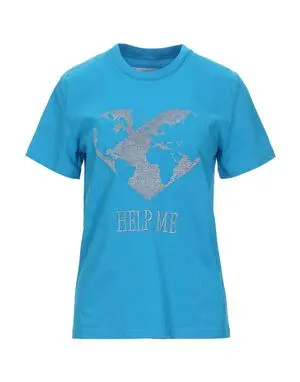 Alberta Ferretti Printed T-shirt - Azure