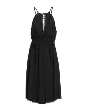 WHITE WISE Midi Trapeze Dress