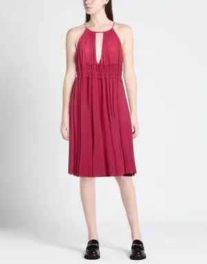 WHITE WISE Midi Trapeze Dress - Pink