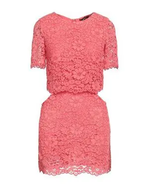 Amen Mini Lace Dress - Red