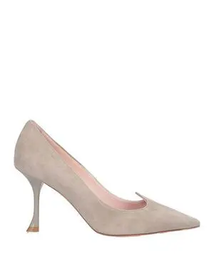 ROGER VIVIER Pumps In Leather - Grey