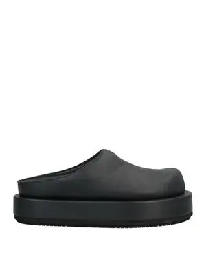 PALOMA BARCELO Leather Mules - Black