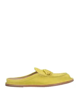 TOD'S Soft Leather Mules - Acid Green