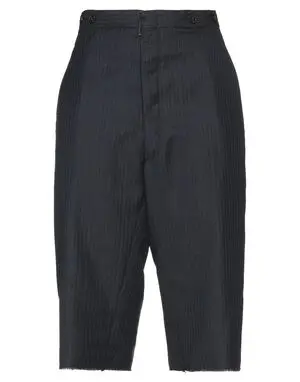 MAISON MARGIELA Pinstriped Wool Trousers - Midnight Blue
