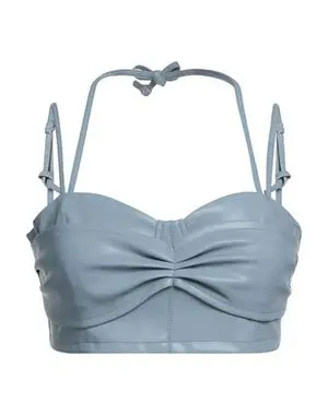 THEMOIRE Coated Crop Top