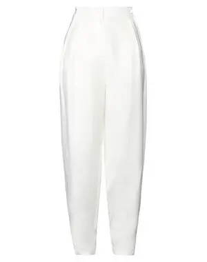 Patrizia Pepe Tapered Shantung Pants - White