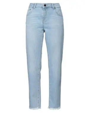 NGHTBRD Mom Jeans With Fringed Hem