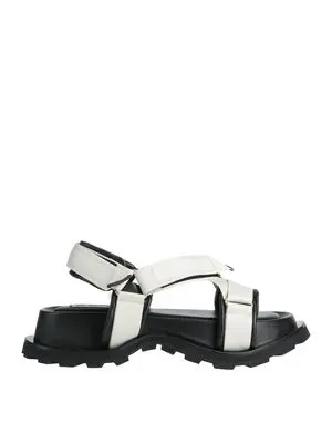 JIL SANDER Sandals With Velcro Closure - Ivory